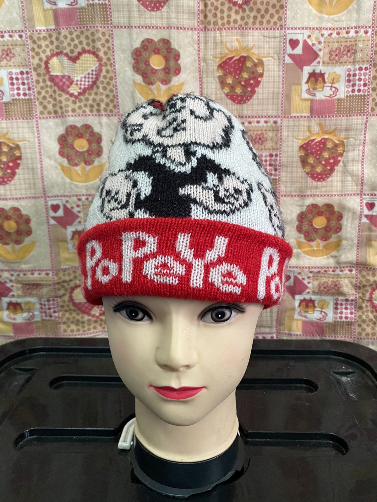 Cartoon Network × Streetwear Popeye Over Print Knit Beanie Hat | Grailed