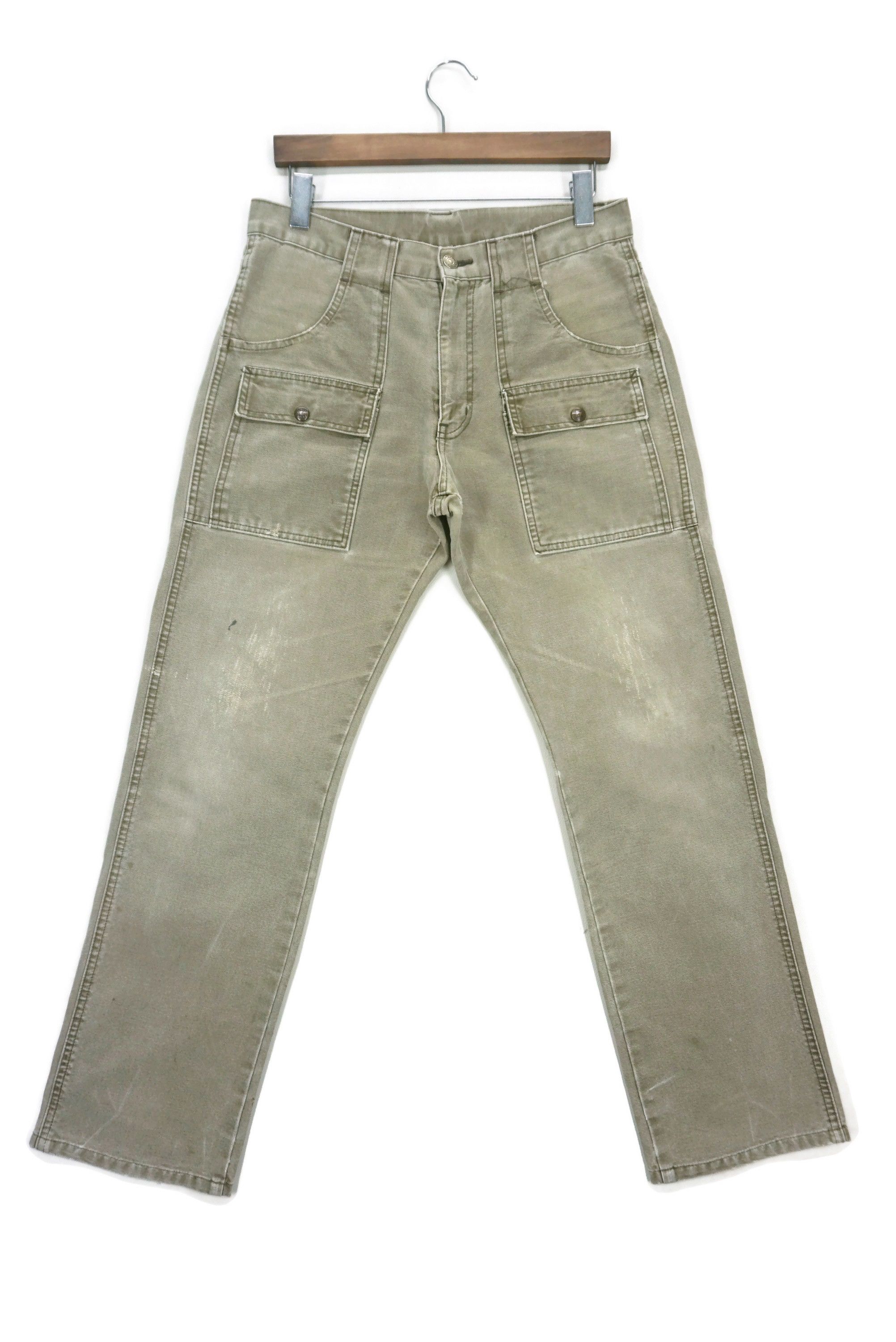 Surplus Blueway Carpenter Hickory Dungarees Workwear Baker Pants | Grailed