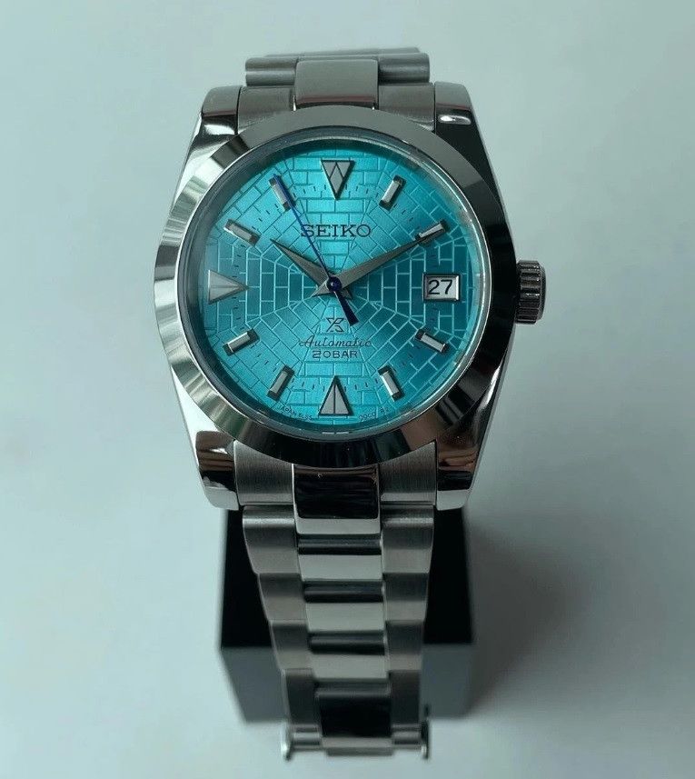 Seiko Custom Watch Seiko Mod Automatic Tiffany Blue Dial 36MM | Grailed
