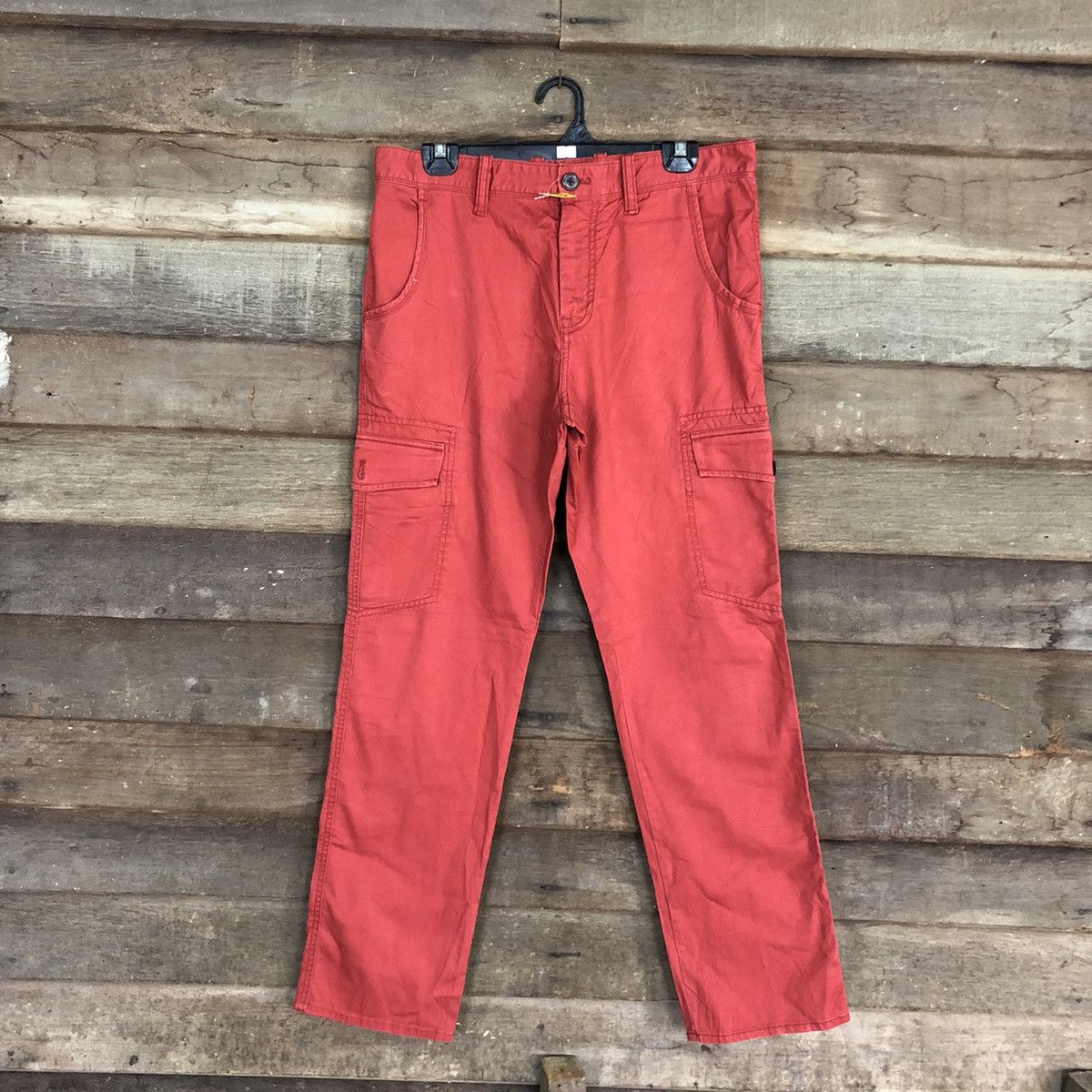 Gap Gap Red Multipocket Tactical Cargo Pants #4390 | Grailed