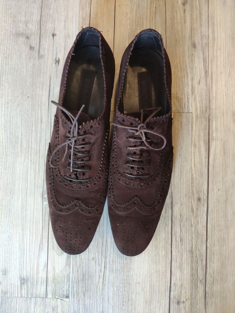 Gianni Barbato UNIQUE! Perforated brogues.Like Saint Laurent or Dior ...