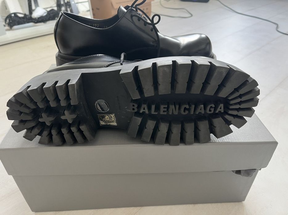 Balenciaga Balenciaga sergent / strike derby | Grailed