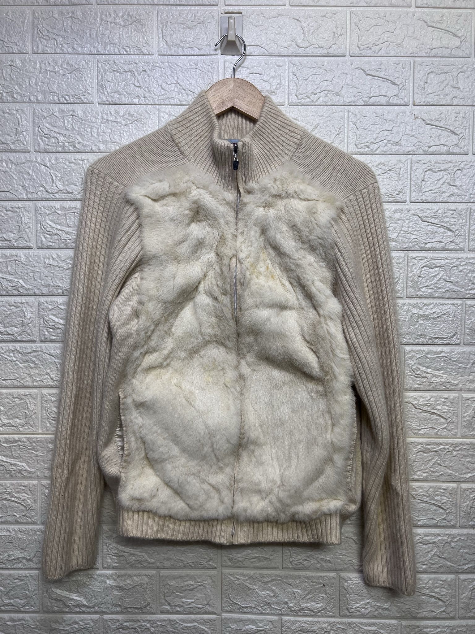 Vintage Kenzo Fur Knitted Jacket | Grailed