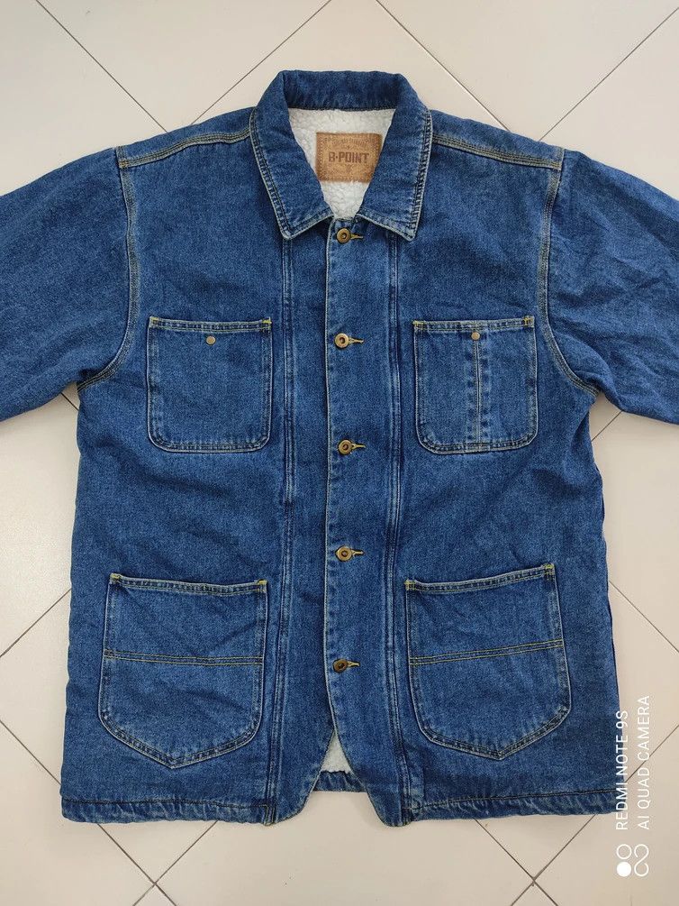 Denim Jacket × Japanese Brand × Streetwear B Point Denim Jacket | Grailed
