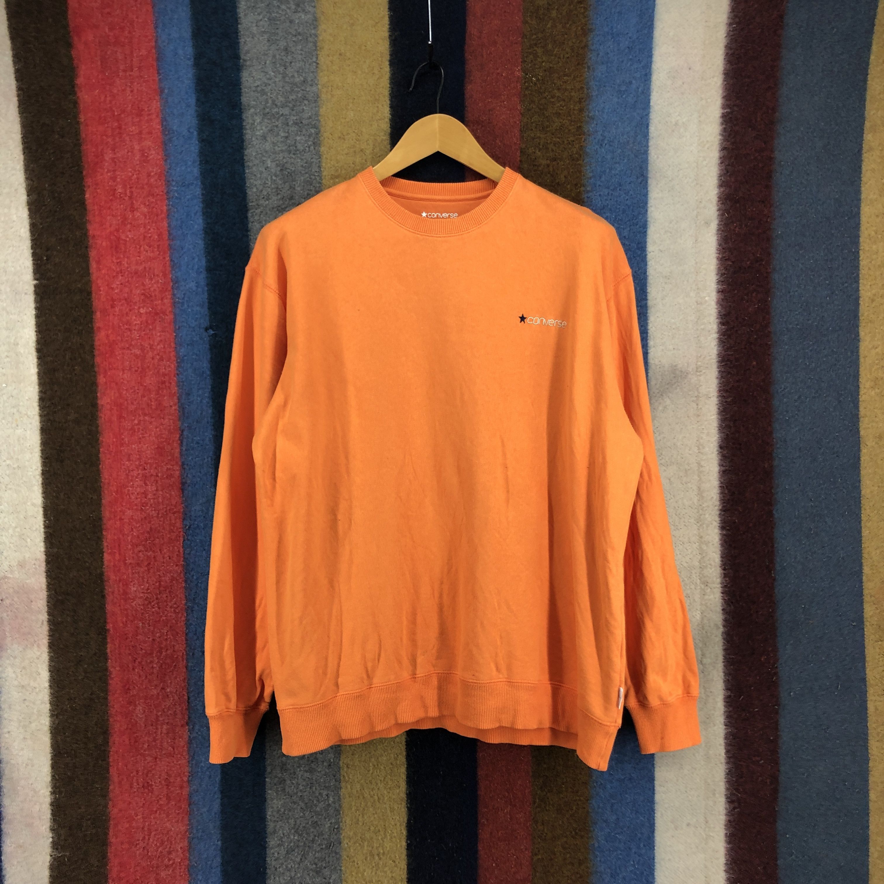 Converse crew neck sweatshirt store