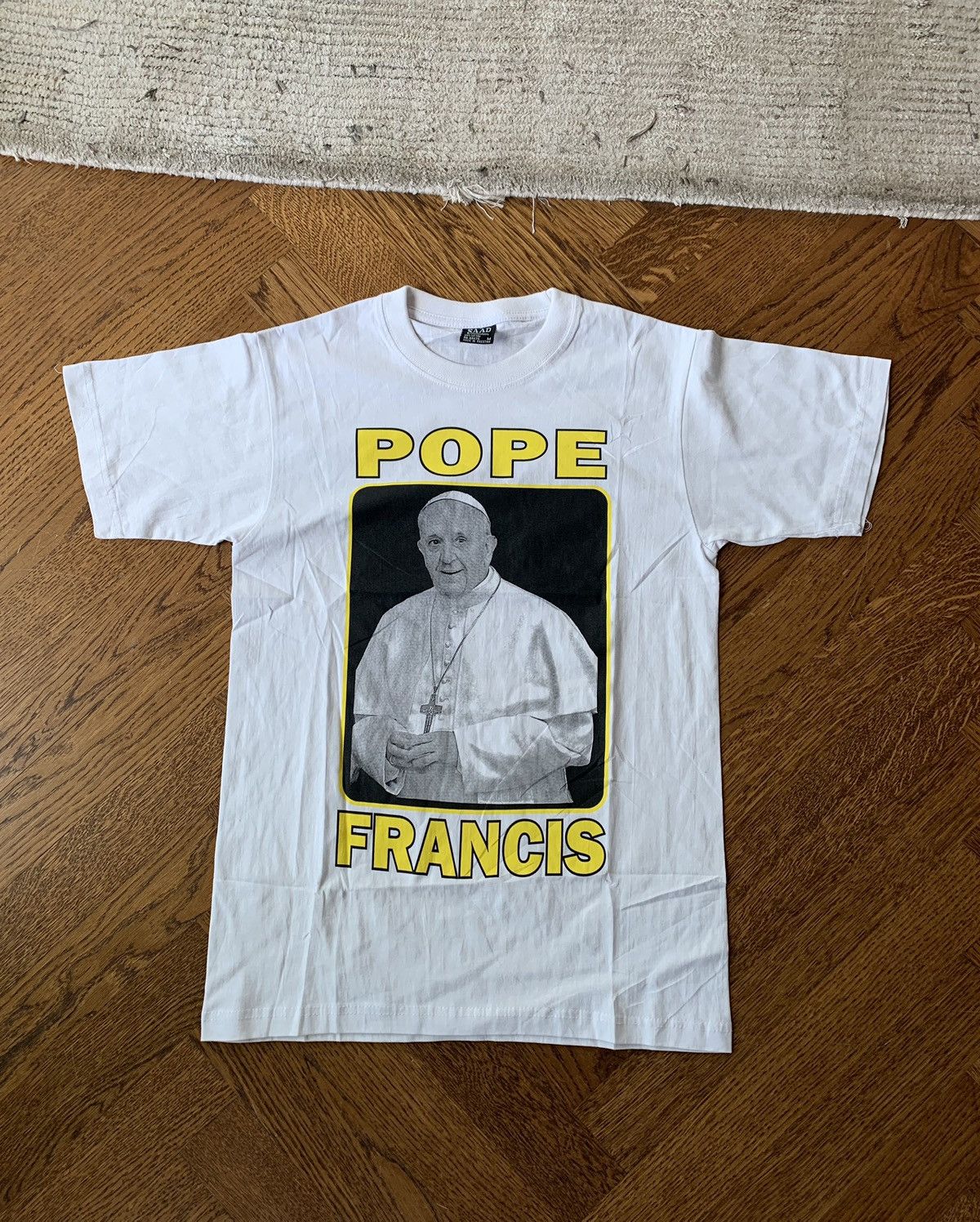 Other × Streetwear × Vintage Superhero Pope Francis Tee 2000s Vintage ...