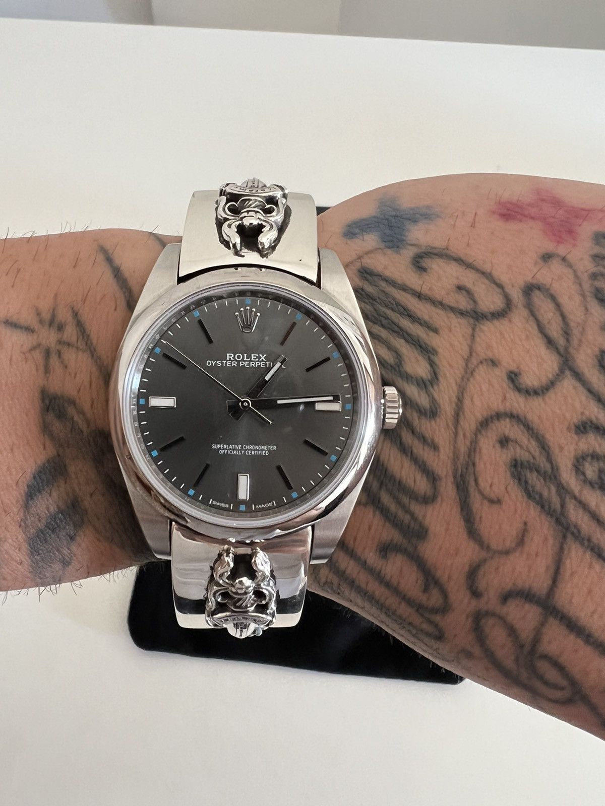 Rolex Chrome Hearts x Rolex Watchband - Dagger - LRG FNCY | Grailed