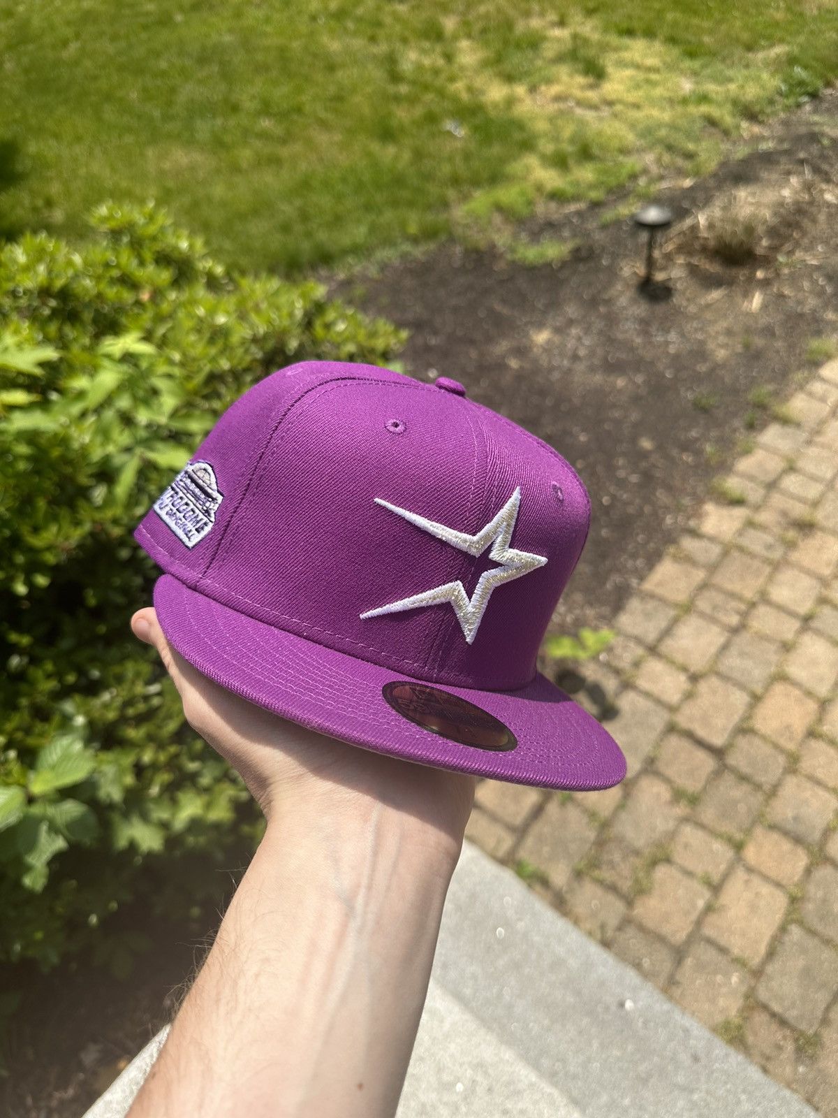 Hat Club Houston Astros Astrodome Patch Purple Selena 7 3/8 | Grailed