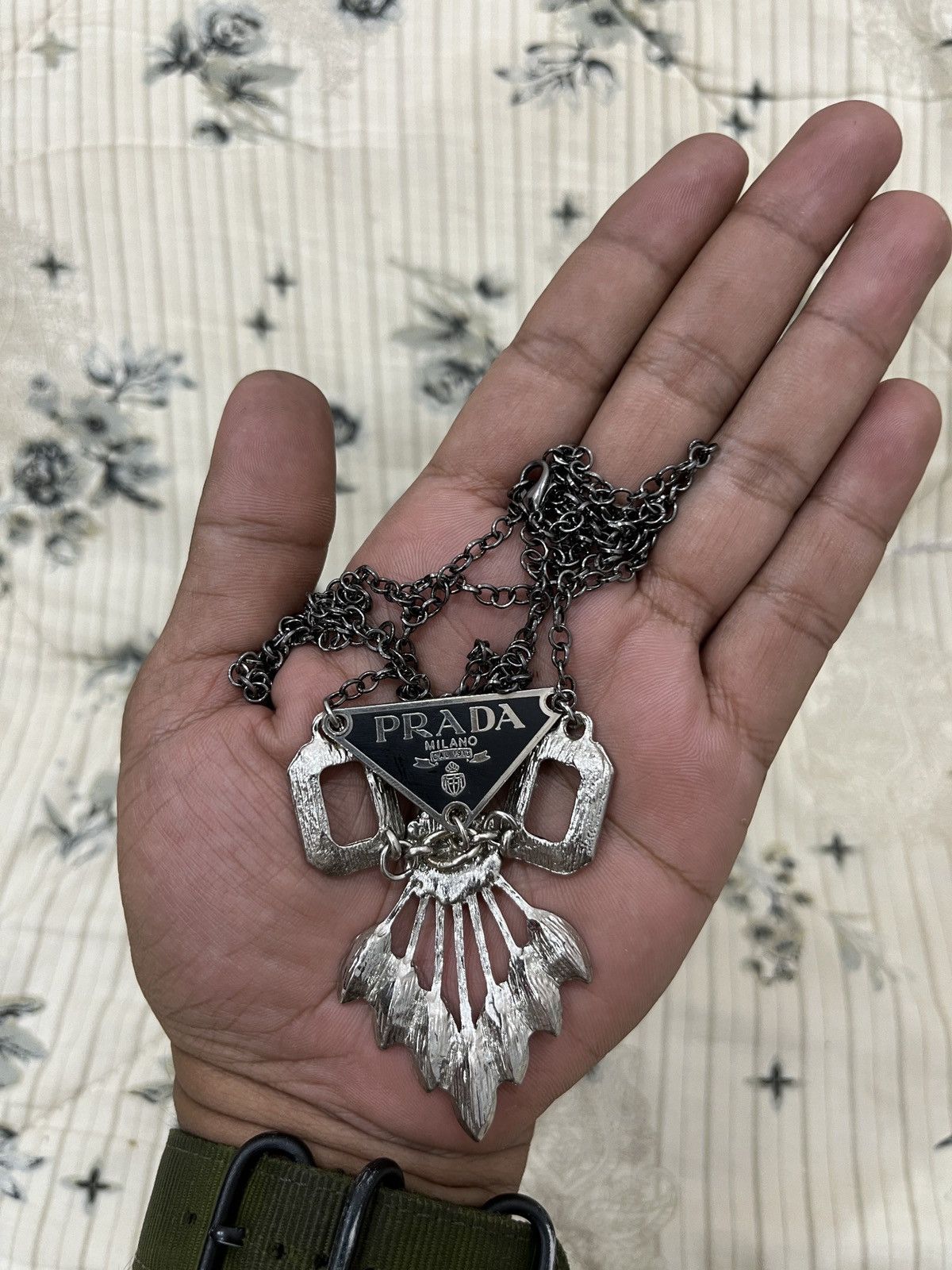Jewelry × Streetwear PRADA CUSTOM NECLACE | Grailed