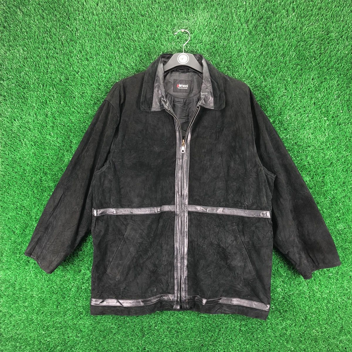 Vintage Vintage Pierucci Italian Made Suede Leather Ziper Jacket | Grailed