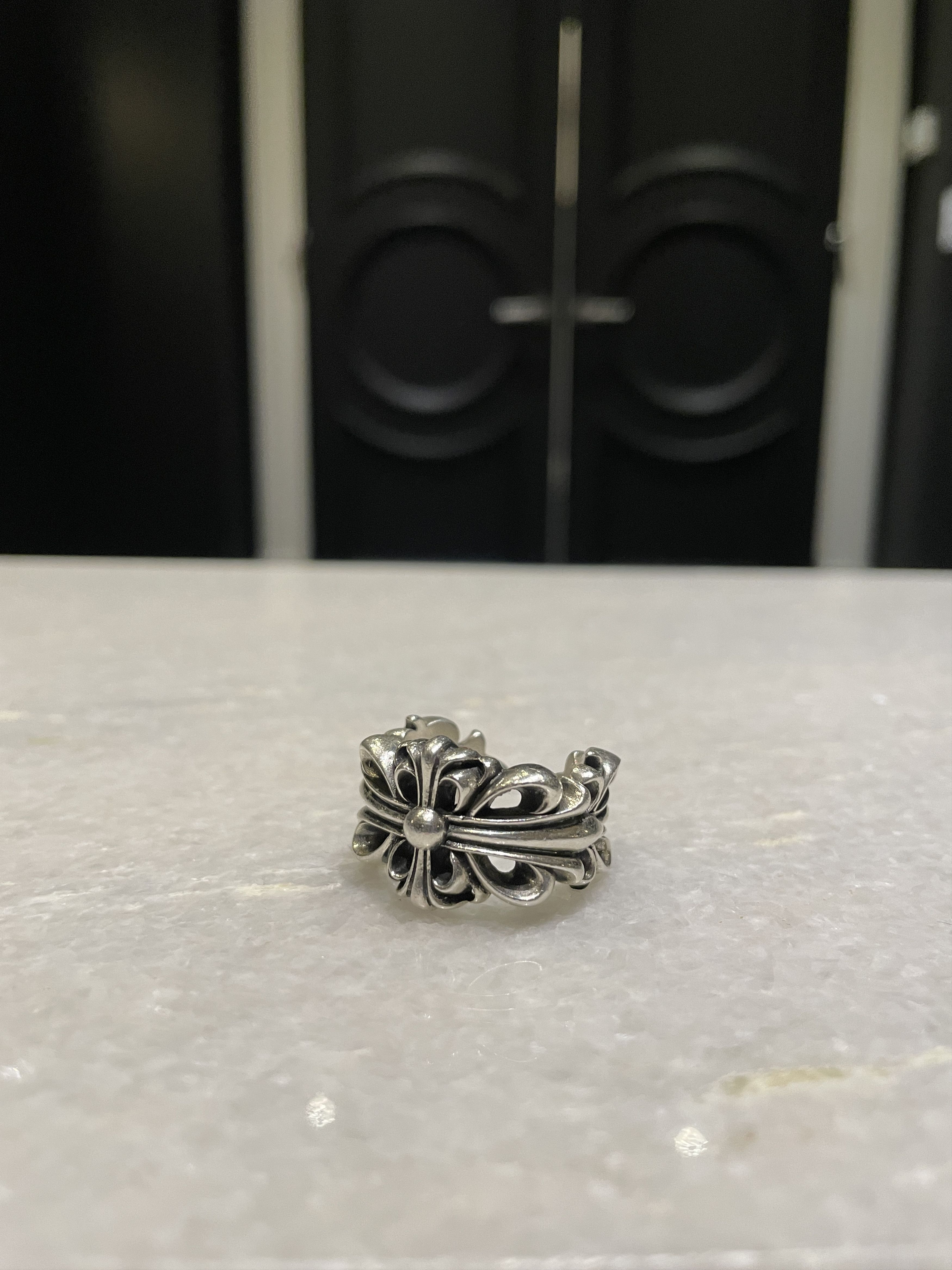 Chrome Hearts Chrome Hearts Double Floral Ring Size 9 | Grailed