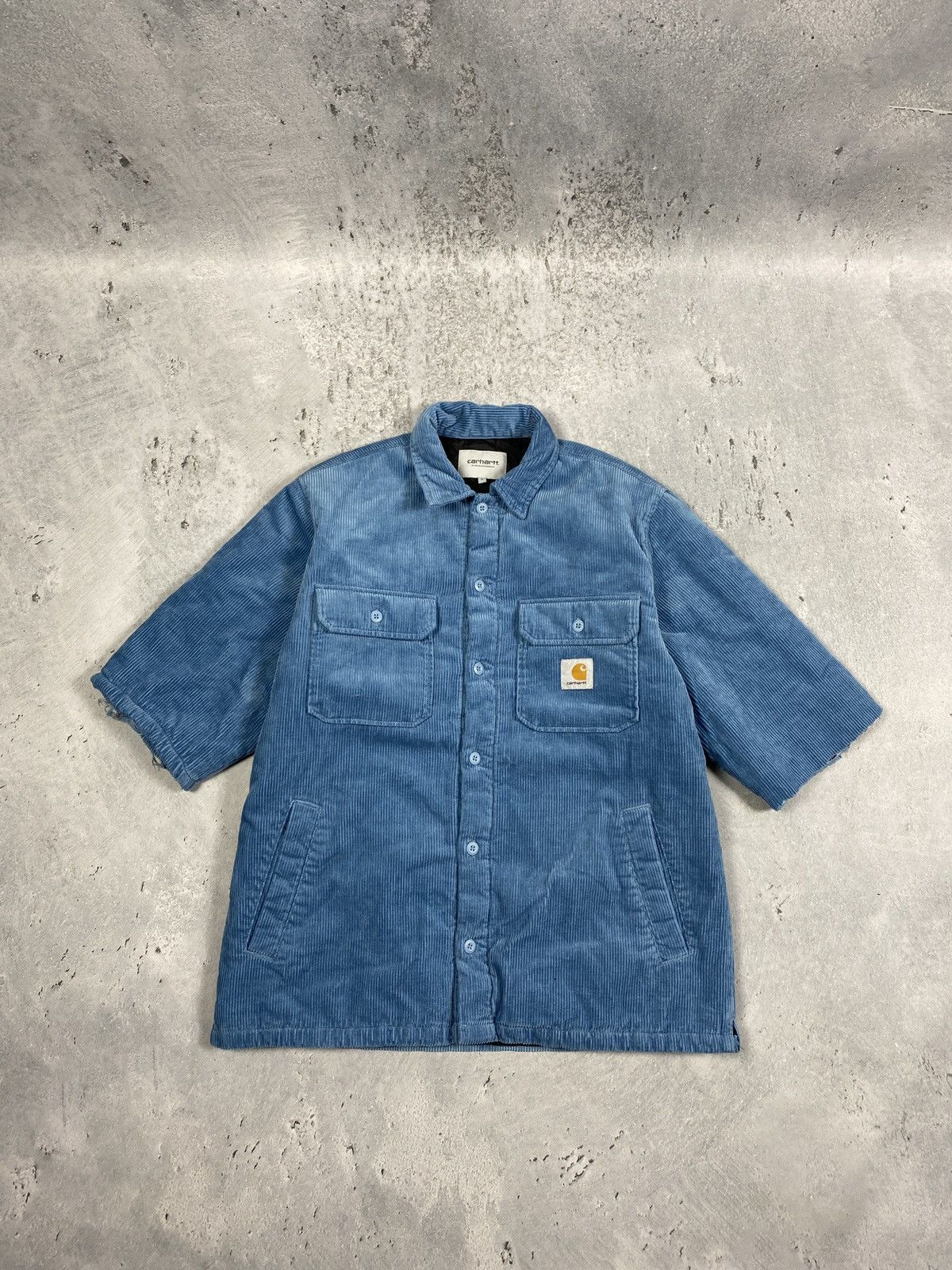 Vintage CARHARTT WIP VINTAGE BOXY LOGO OLD MONEY LIGHT JACKET | Grailed