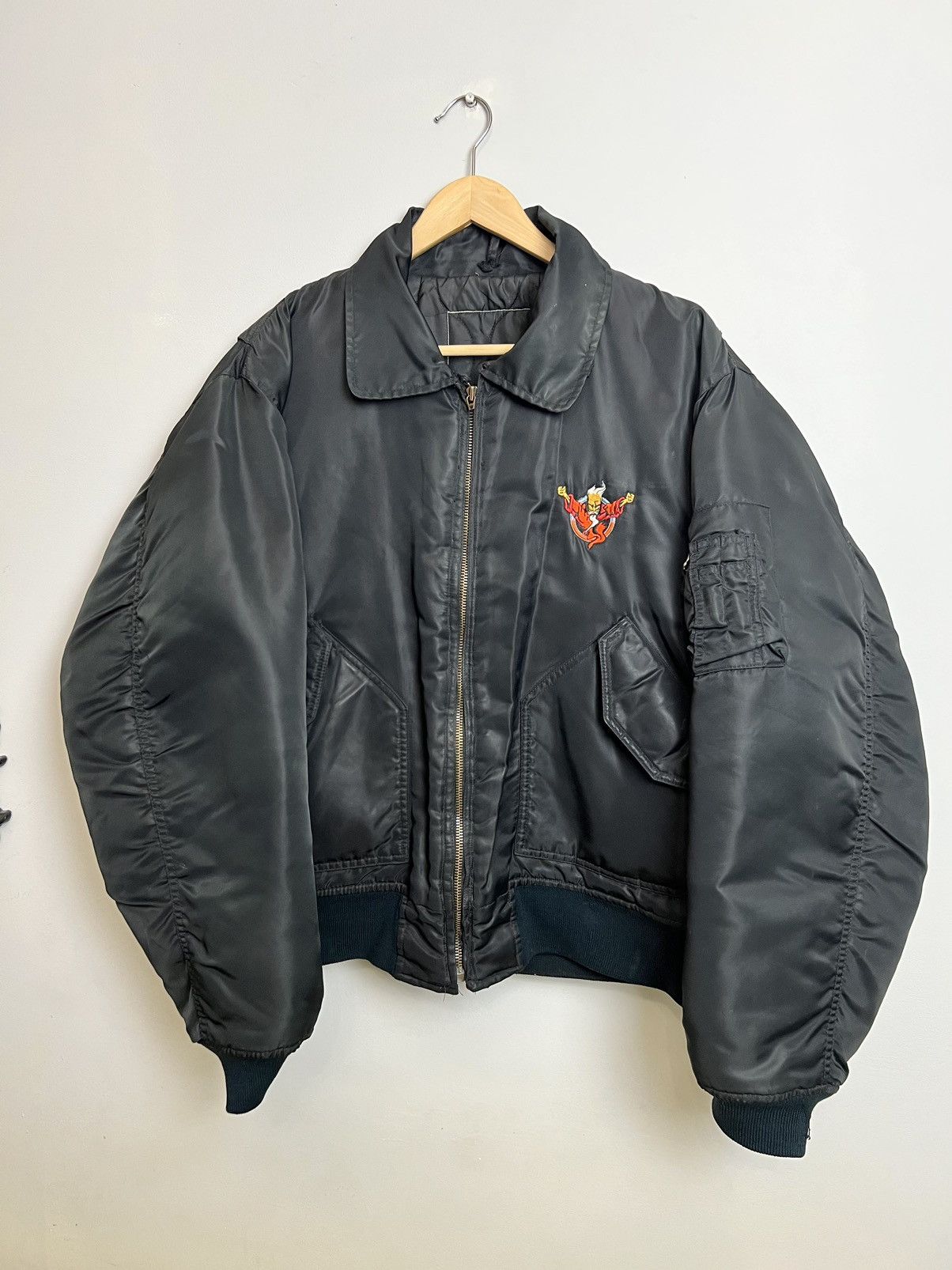 Thunderdome × Vintage Rare 90s Thunderdome Bomber Jacket Gabber ...