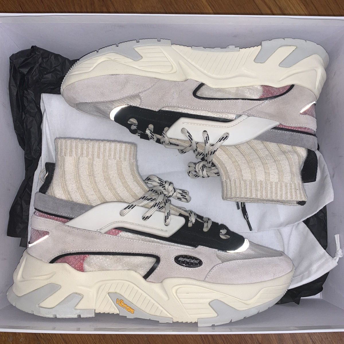 Represent Clo. Represent Clo. Terrier Sneaker - Oreo size 8 US | Grailed