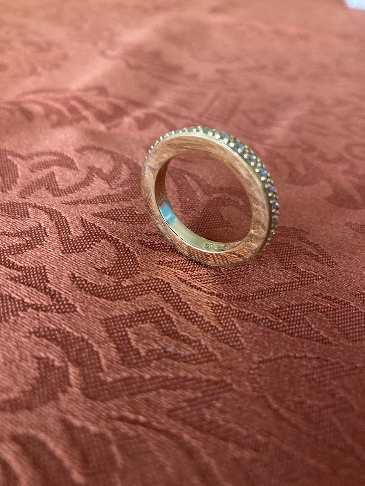 Chrome Hearts 22k Diamond TFL Ring | Grailed