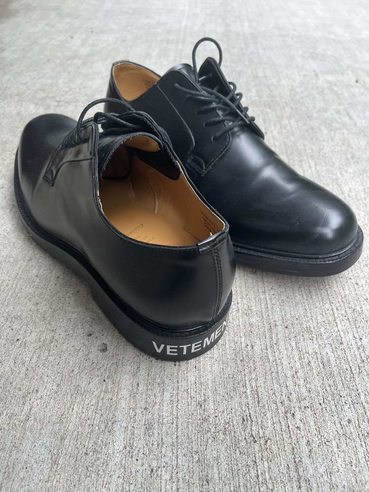 Churchs × Vetements 👞Vetements x Church’s “VETEMENTS” Leather Shoes ...