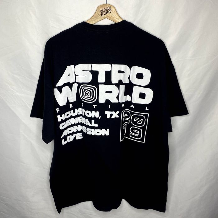 Travis Scott Cactus Jack Astroworld Festival Staff Rap Tour Merch Tee ...