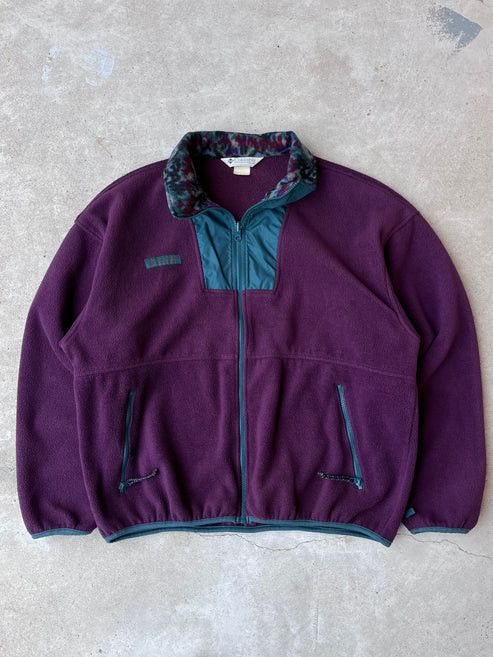 Vintage 90s Columbia Fleece Boxy Jacket | Grailed