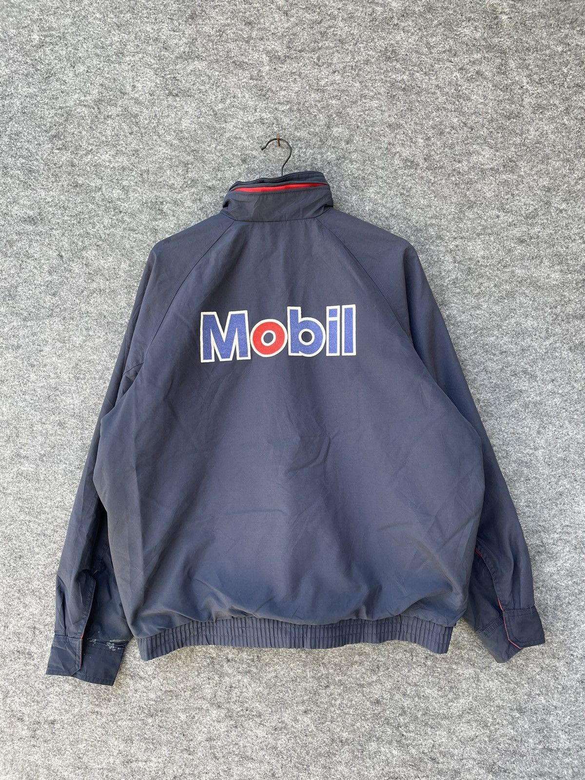 Racing × Streetwear × Vintage VINTAGE MOBIL BIG LOGO JACKET | Grailed