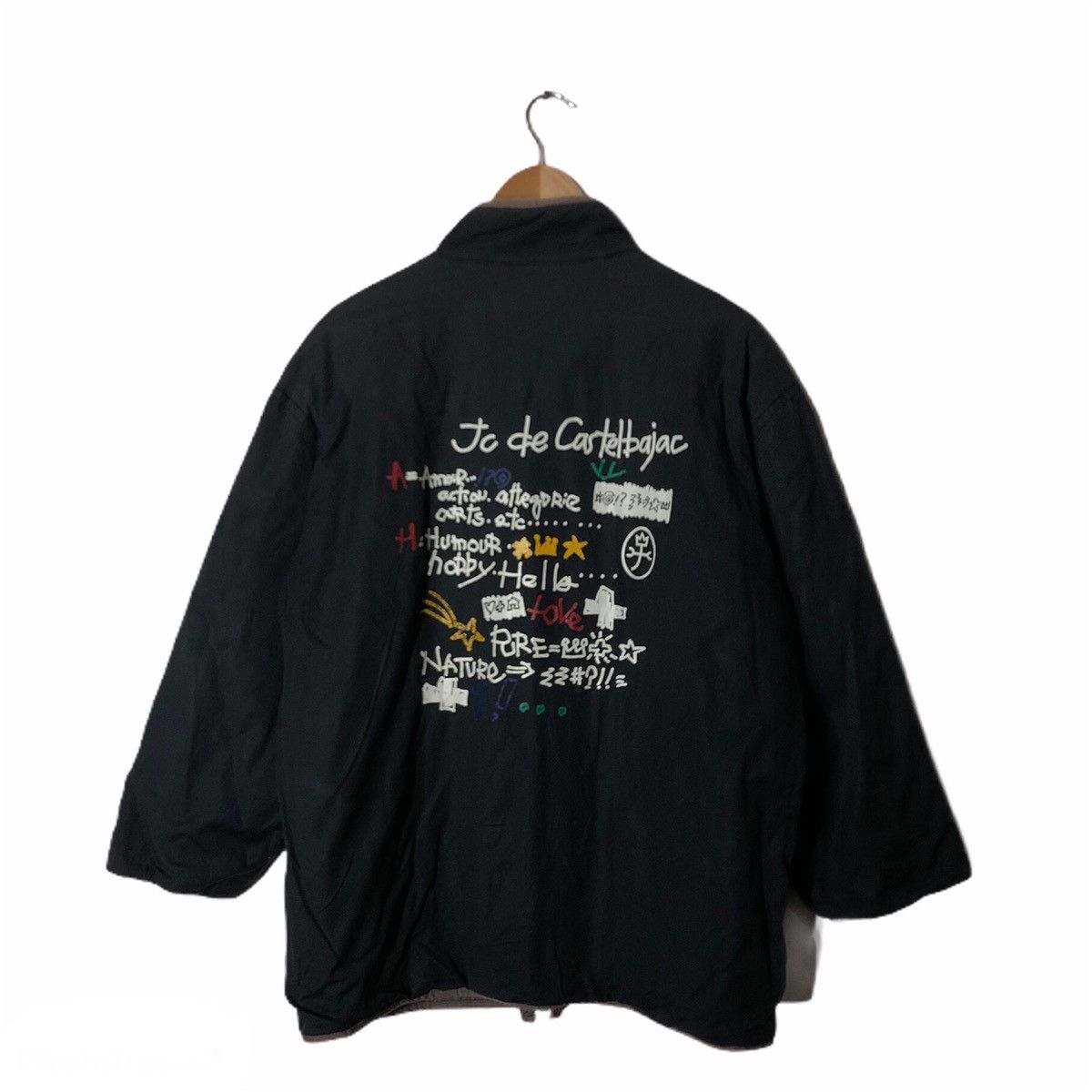 Jean Charles De Castelbajac Reversible Jacket Big Logo Castelbajac ...