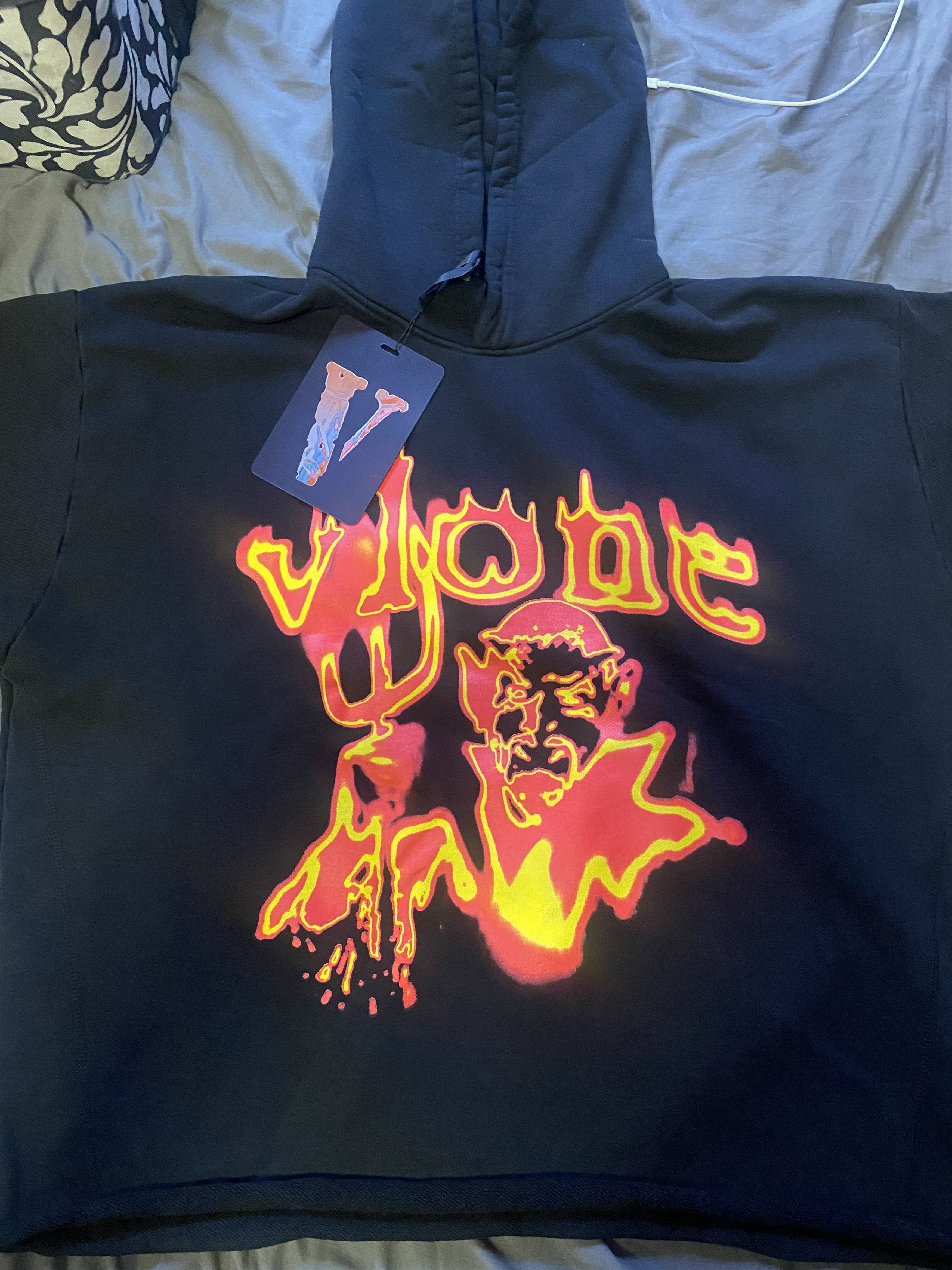 Vlone VLONE DEVIL SPIT HOODIE | Grailed