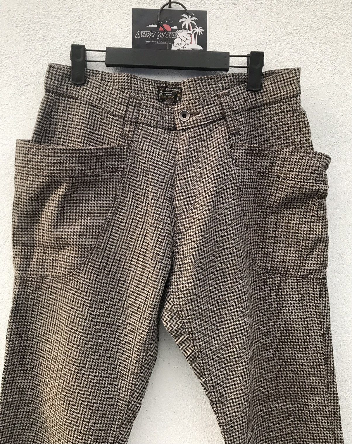Japanese Brand WWG Who Who Gallery Checked Big Side Pocket Made In ...