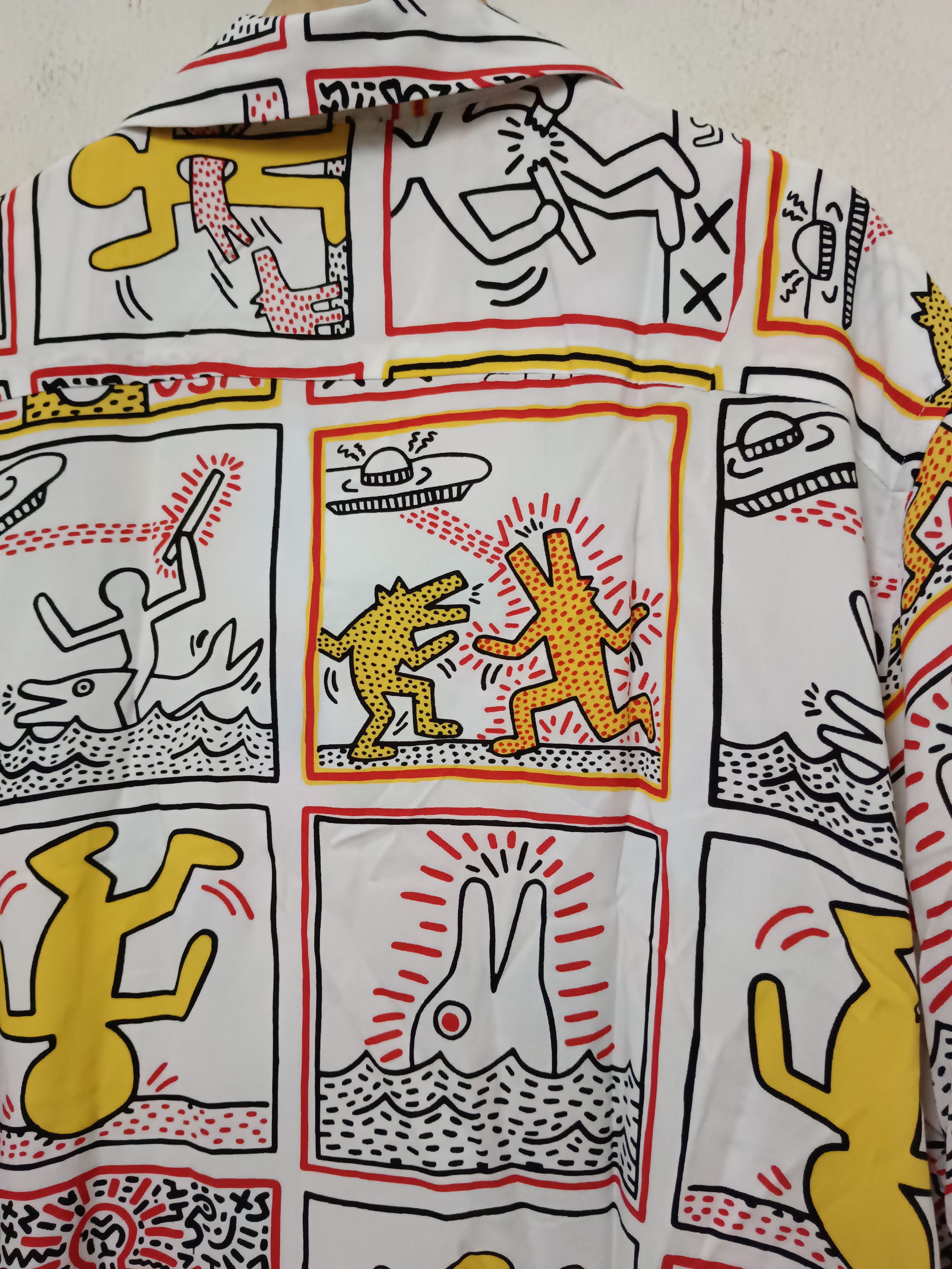 Keith Haring Open Collar Shirt H&M x Keith Haring | Grailed