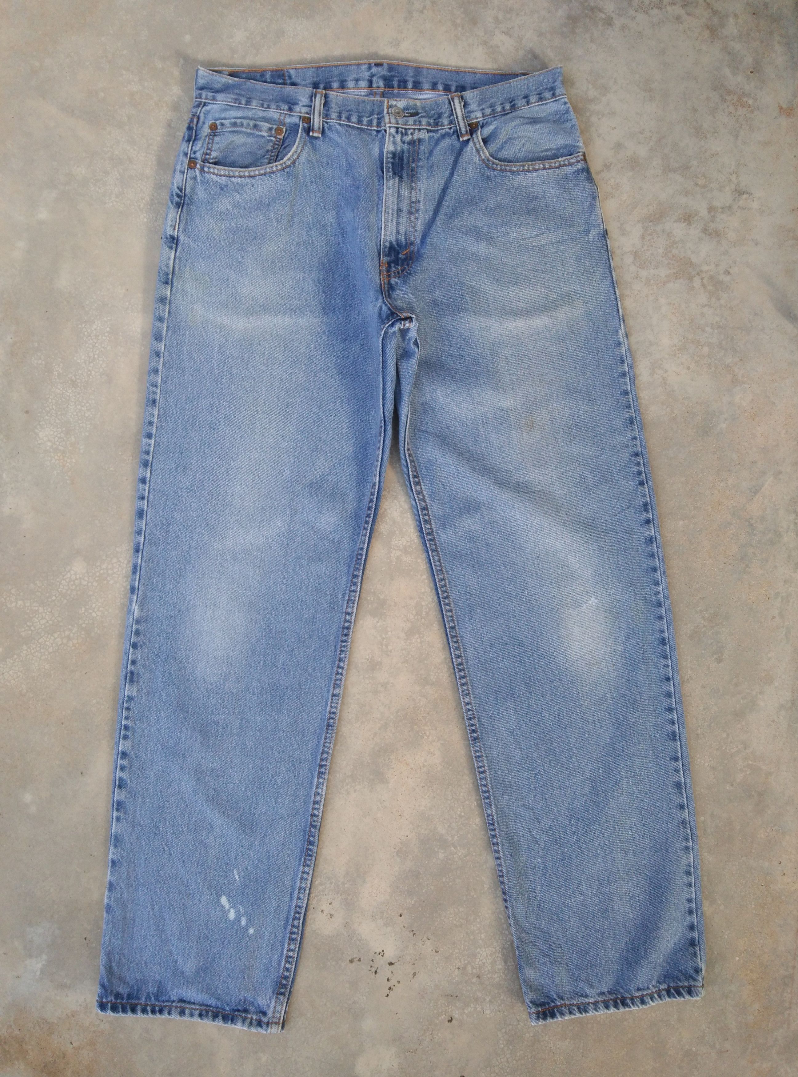 Vintage Vintage Levi's Jeans 550 Light Blue Denim 36x34 | Grailed