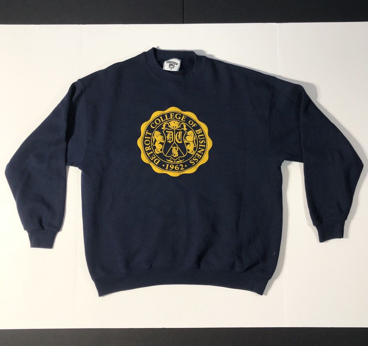 Vintage Vintage 90's Detroit College of Business Crewneck | Grailed