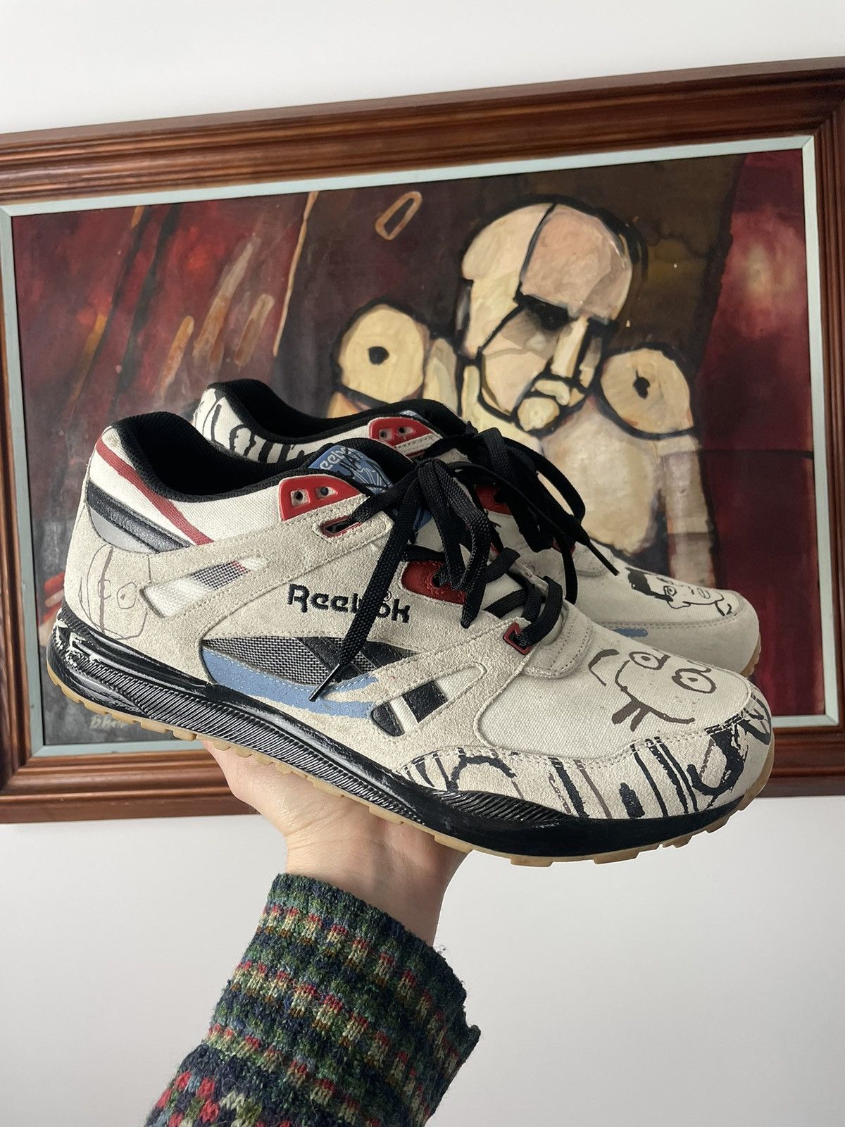 Jean-Michel Basquiat × Reebok 🎨 Very Rare Basquiat x Reebok Ventilator ...