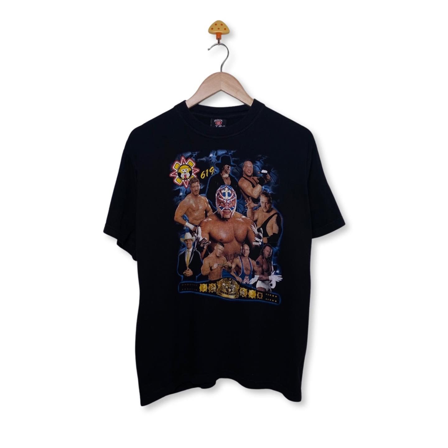 Vintage WWE Undisputed Championship Rey Mysterio Bootleg Tee Vintage ...