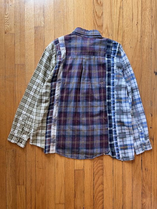 Needles Needles Rebuild 7-Cut Flannel | Grailed