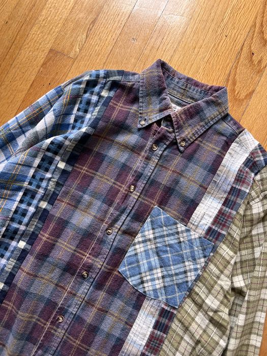 Needles Needles Rebuild 7-Cut Flannel | Grailed