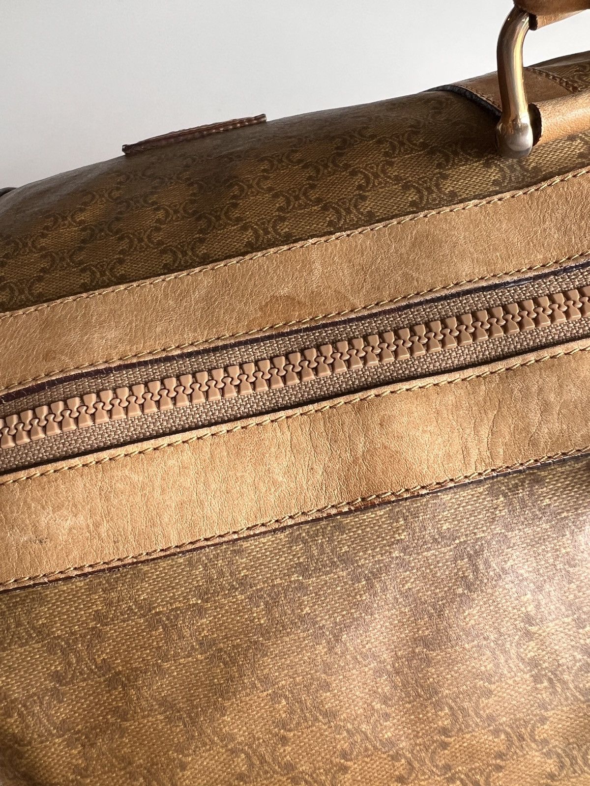 Celine × Vintage Vintage Celine Monogram Duffle Bag | Grailed