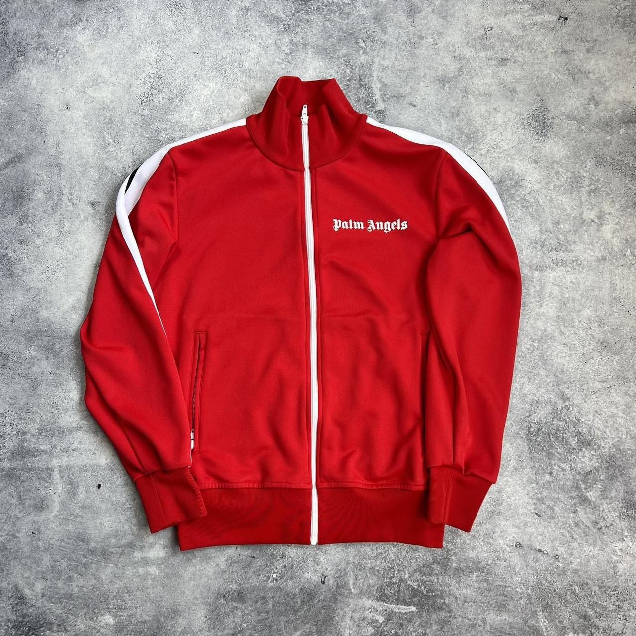 Palm Angels Palm angels red track jacket | Grailed