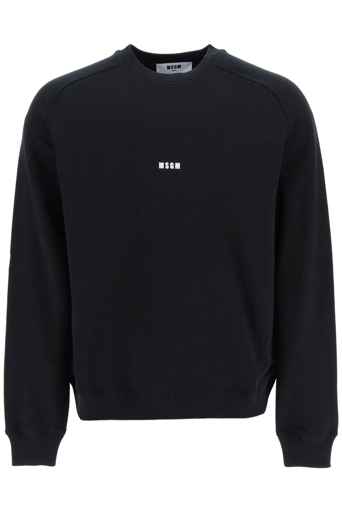 MSGM Msgm crewneck sweatshirt featuring micro logo print | Grailed