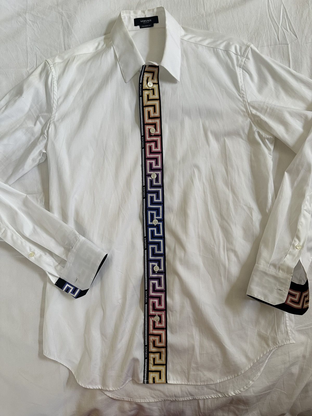 Versace White Versace button shirt | Grailed