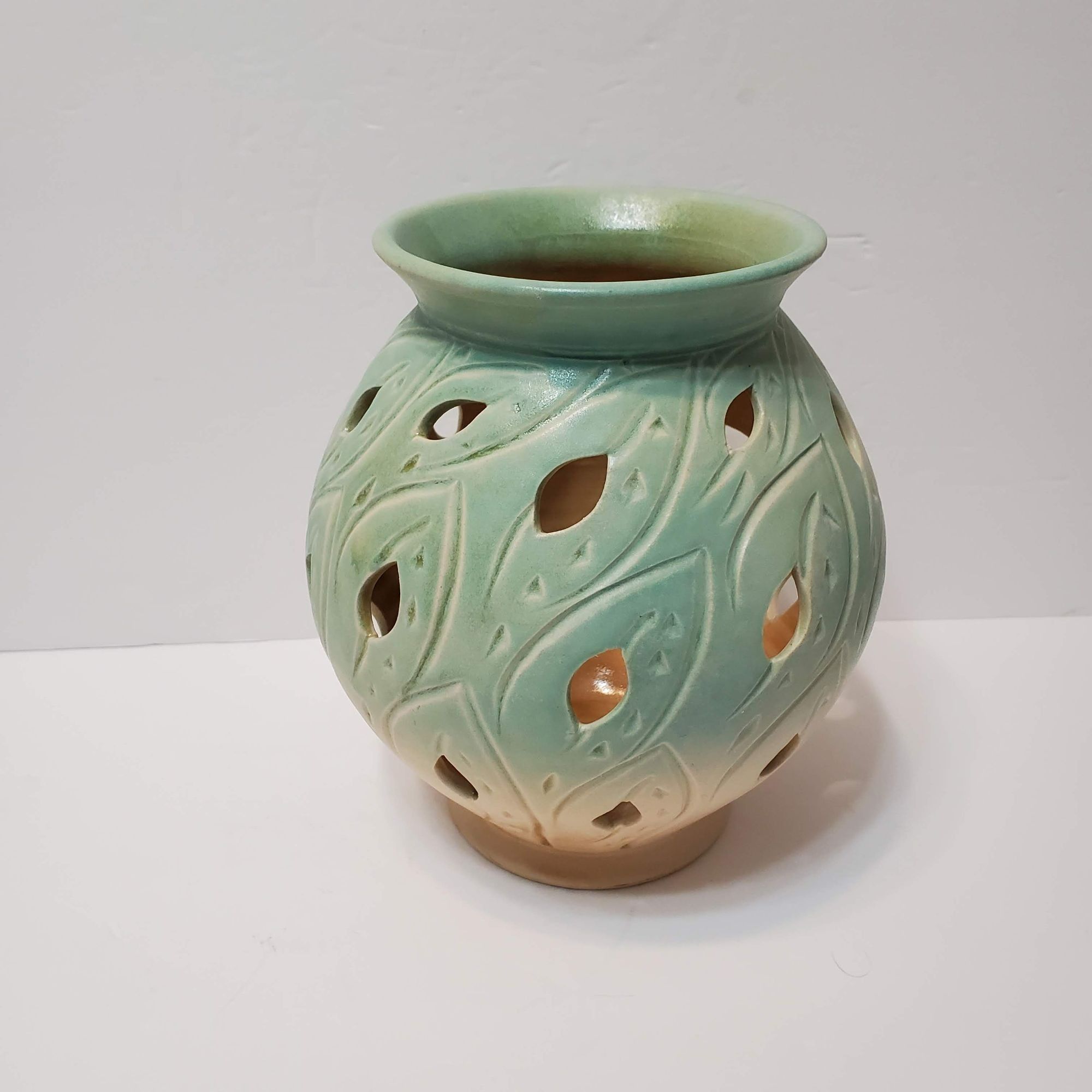 Vintage Peter Rose Pottery Vase / Luminary, Hand Crafted Ceramics | Grailed