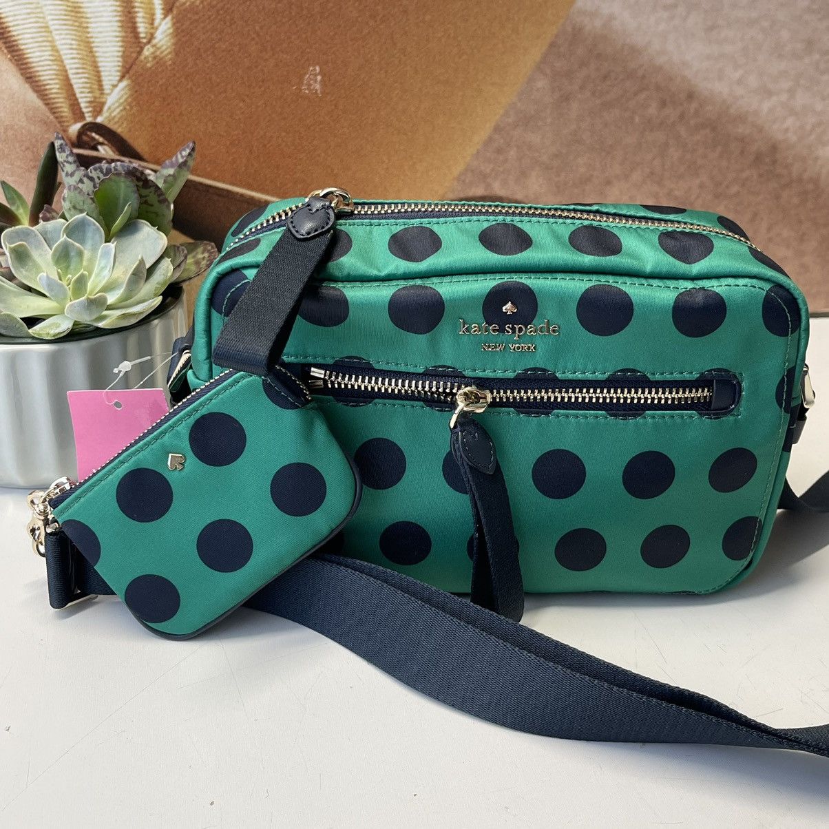 Kate Spade (new+tag) Kate Spade Chelsea camera bag xbody + tech pouch ...