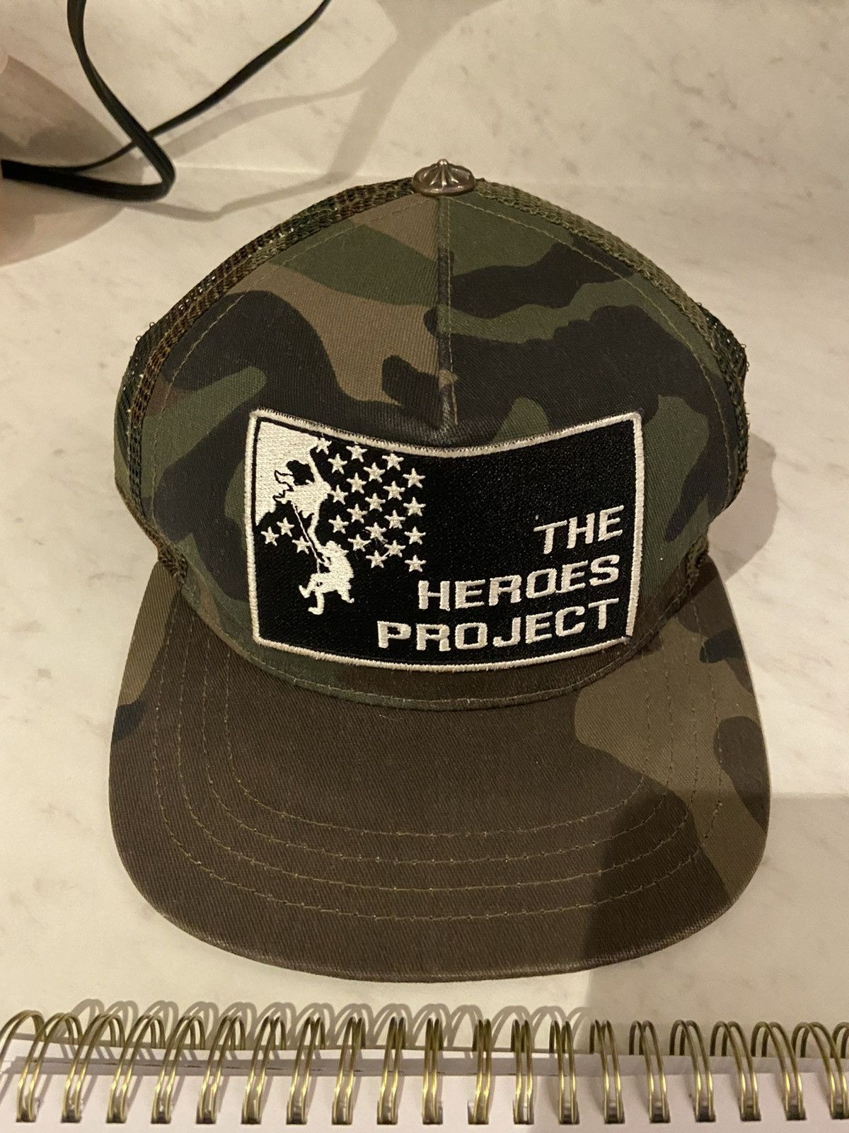 Chrome Hearts Chrome Hearts The Heroes Project Trucker Hat | Grailed