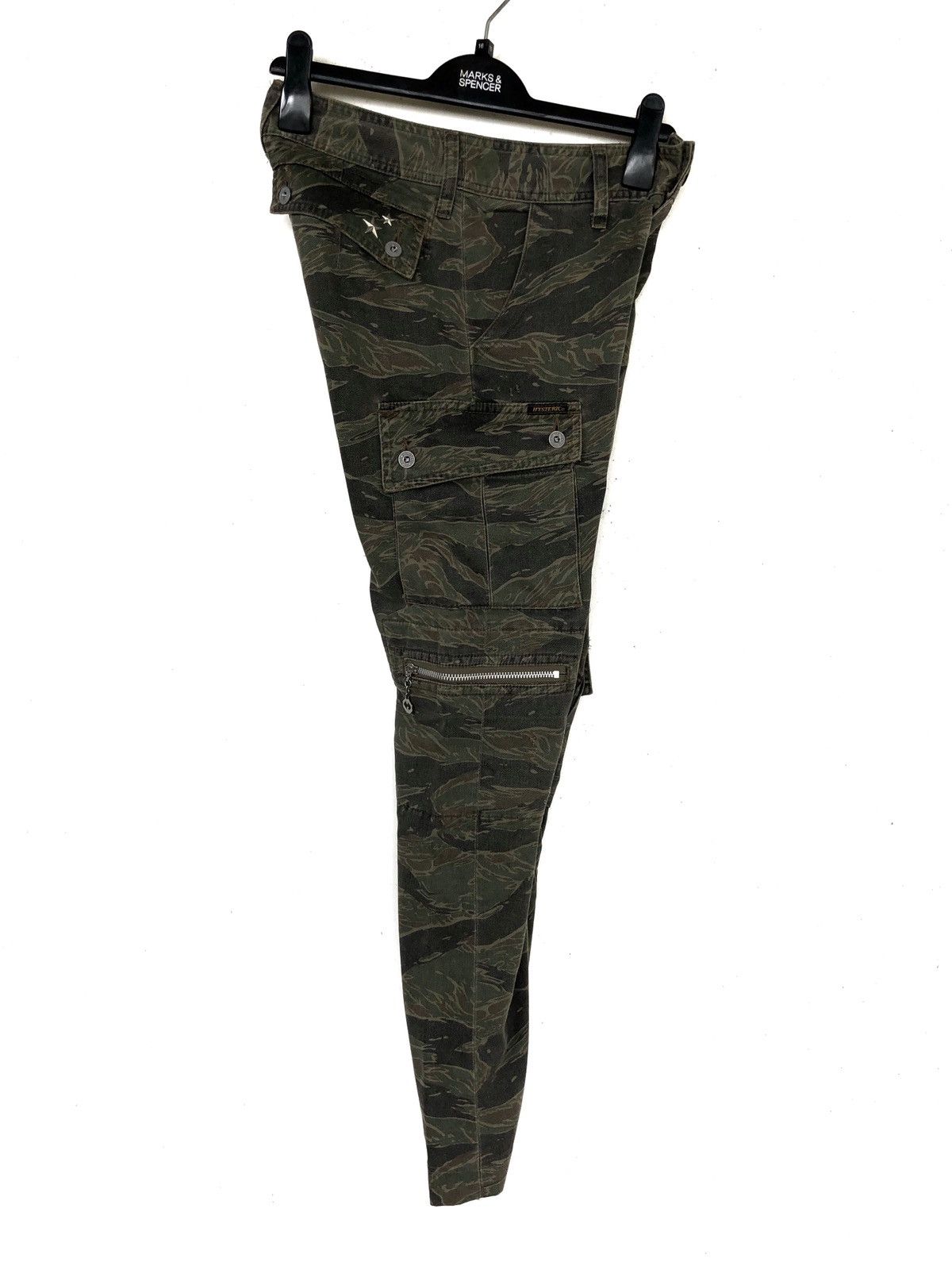 Hysteric Glamour HG Tiger Stripe Herringbone Military Tactical Pant ...