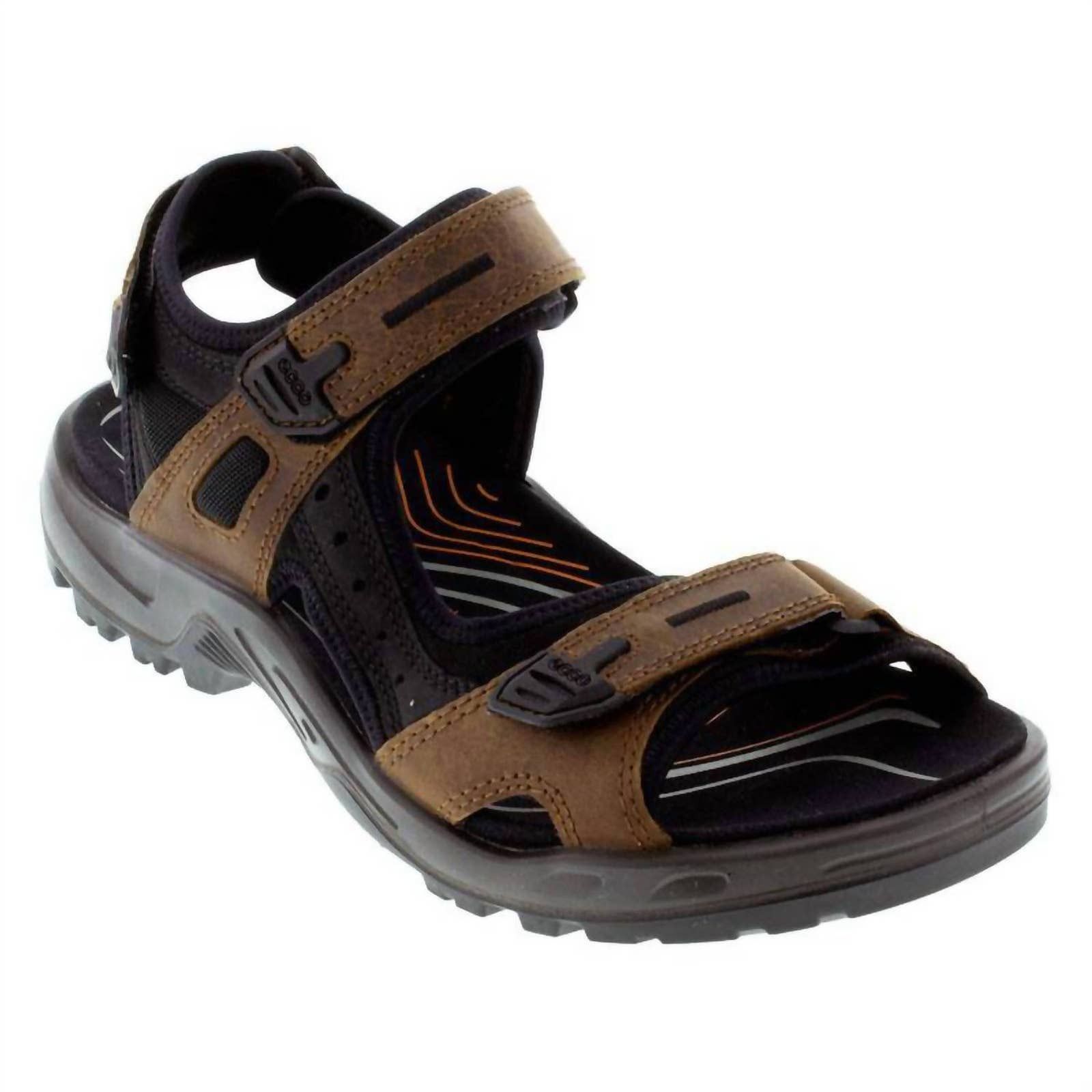 Ecco Men's Yucatan Sandal In Bison/black | Grailed