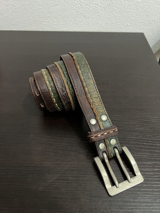 Vintage Vintage Rock Style Leather Buckle Belts | Grailed