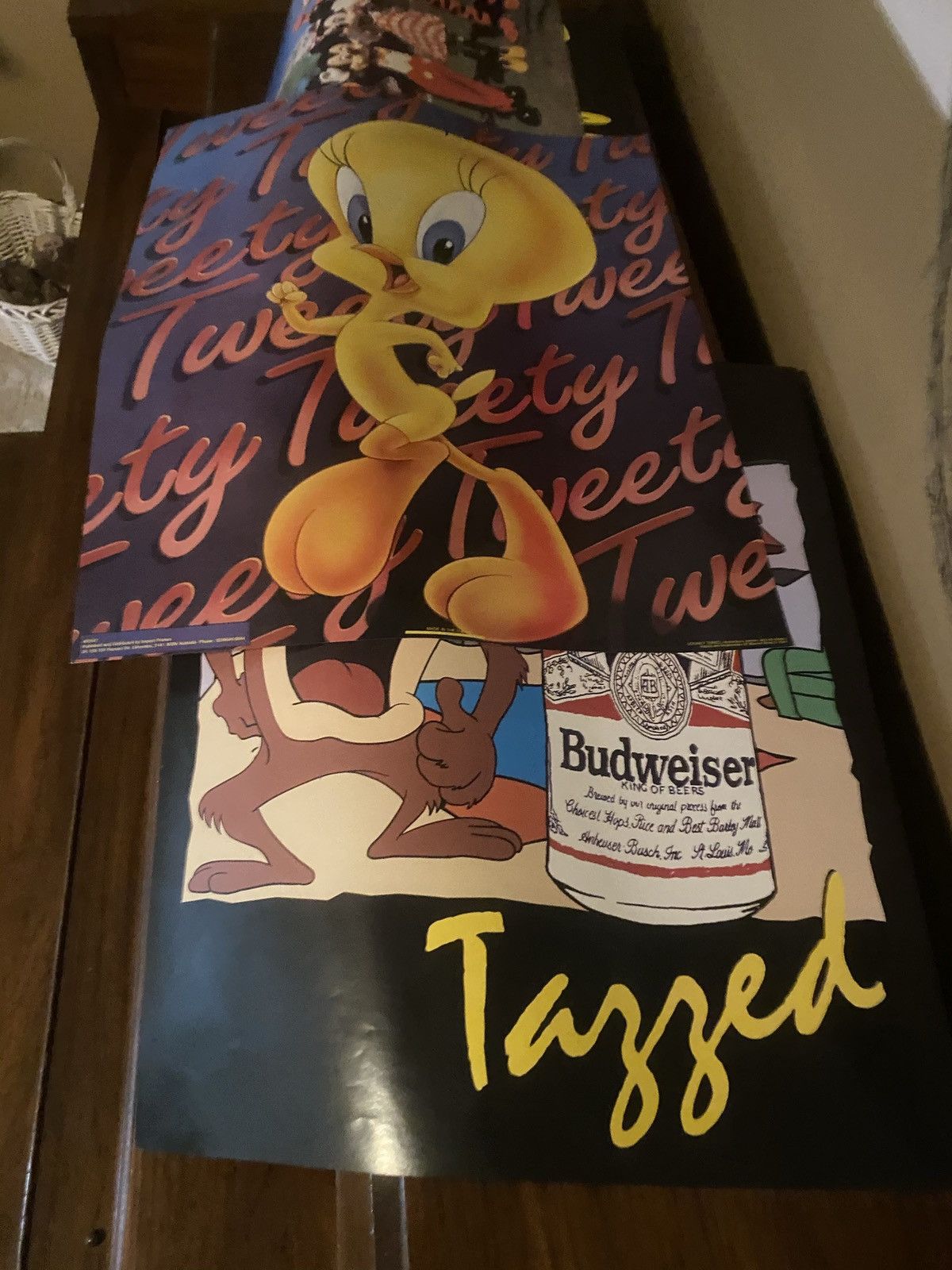 Vintage Tweety Bird 1994 Looney Tunes Poster Made in USA | Grailed