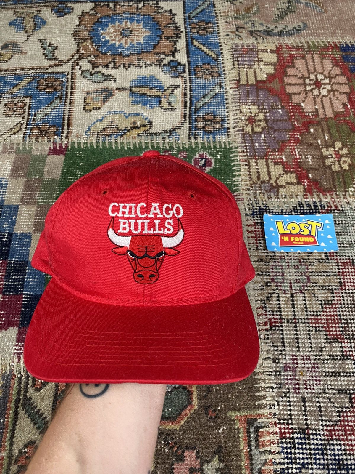 NBA × Vintage ‘90s Vintage NBA Chicago Bulls Drew Pearson Snapback ...