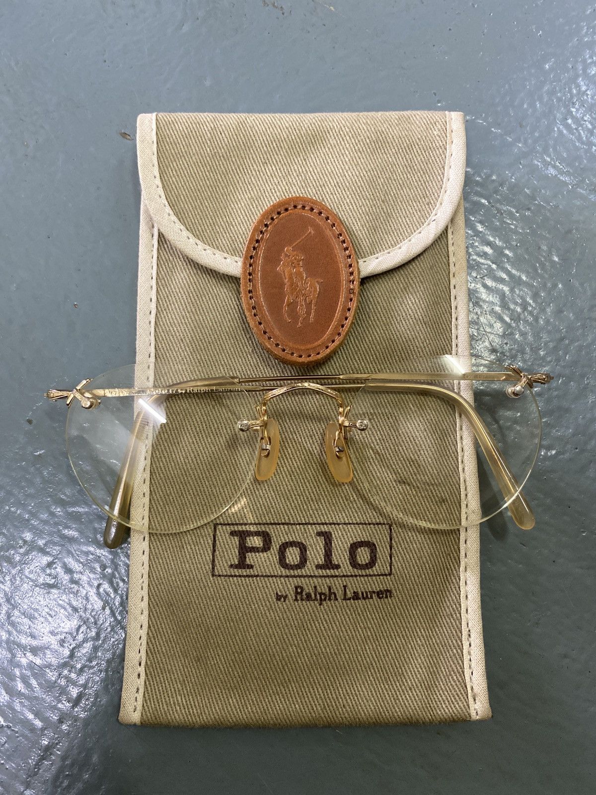Polo Ralph Lauren Vintage Polo by Ralph Lauren Rimless Gold Spect ...