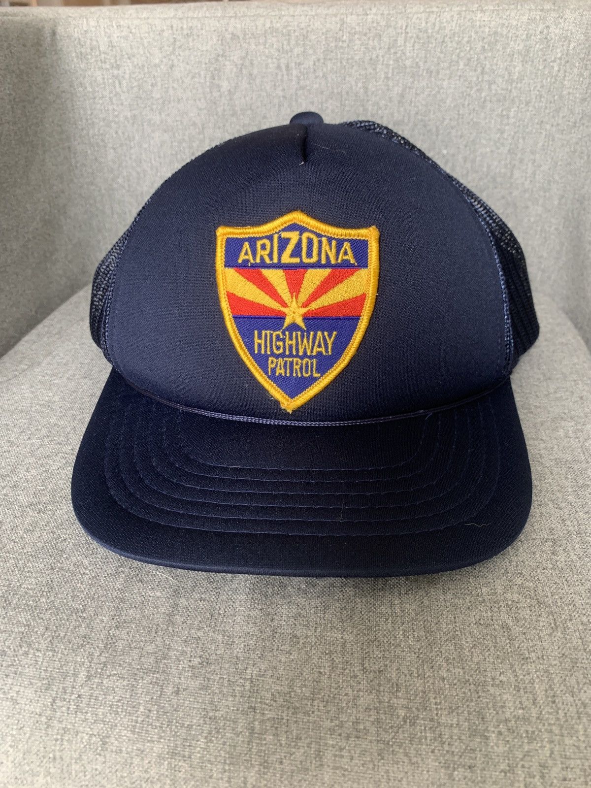 Vintage 70s 80s Arizona Highway Patrol Rope Trucker Hat SnapBack | Grailed