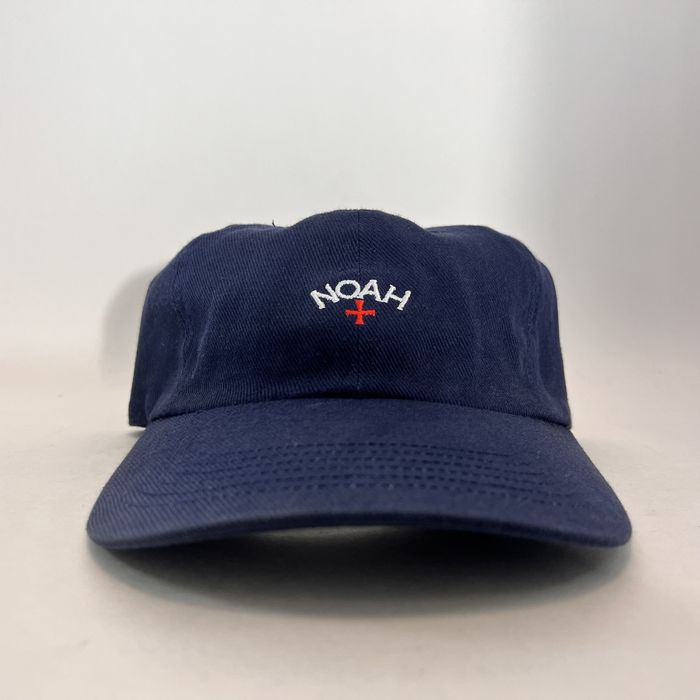 Noah Noah Navy Core Logo Cap Hat Used Adjustable Made in USA | Grailed