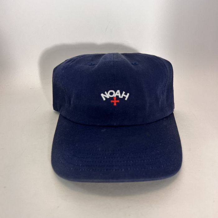 Noah Noah Navy Core Logo Cap Hat Used Adjustable Made in USA | Grailed
