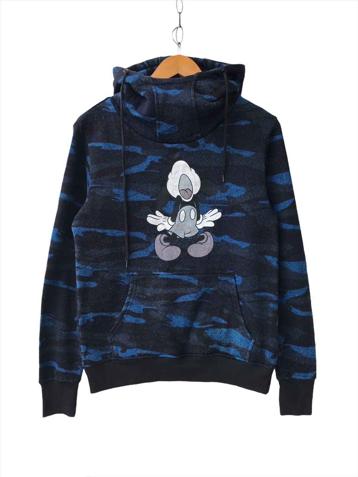 Disney Jpn Mickey Mouse Make Noise Camo Hoodie Inspired Number Nine ...